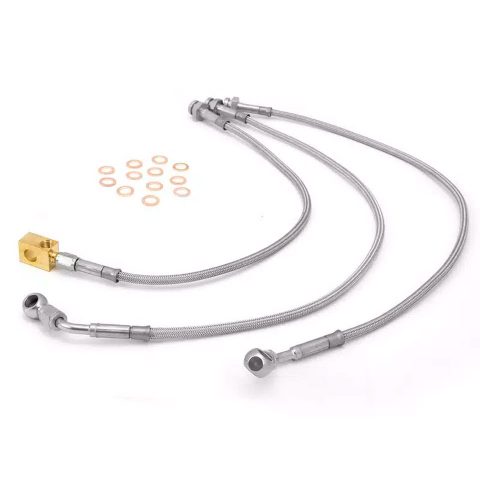 STAINLESS STEEL BRAKE HOSE KIT | Roma Autosport